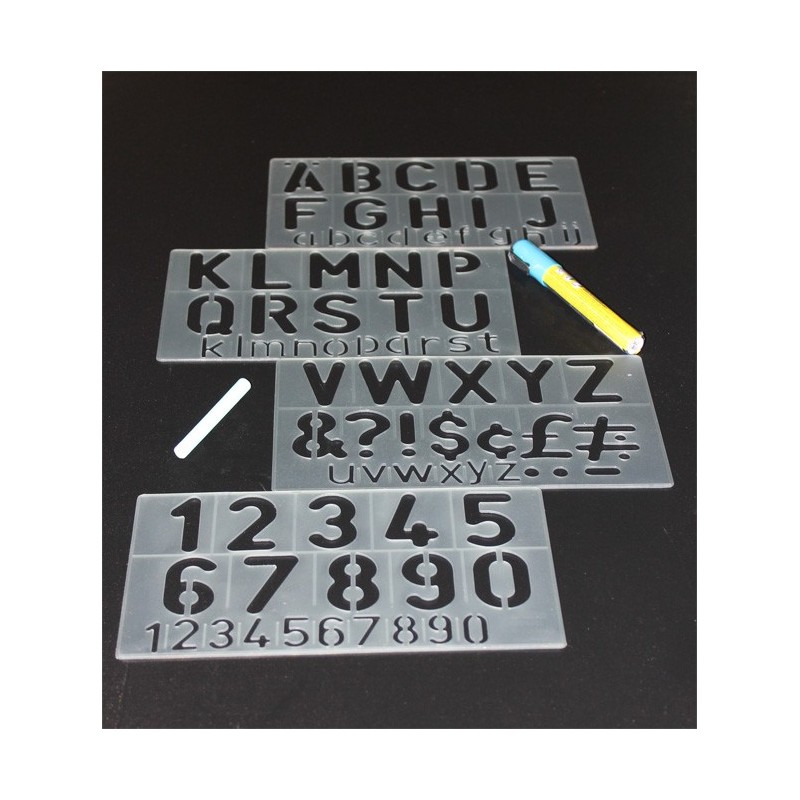 Consigue una rotulación perfecta gracias a las reglas de letras.